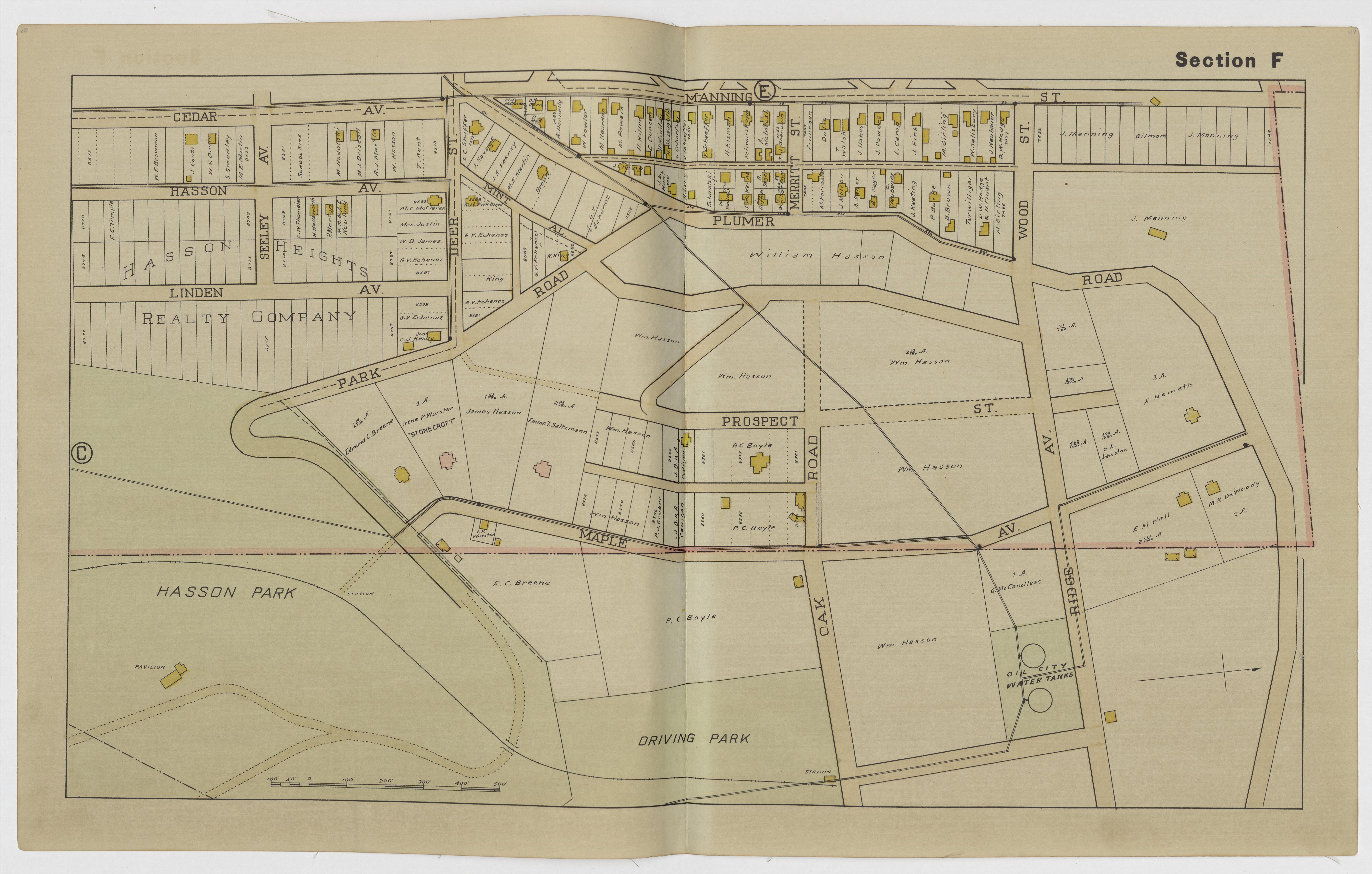 Old Map of , Howard County, Pennsylvania [1915] Image 10 of New Atlas ...