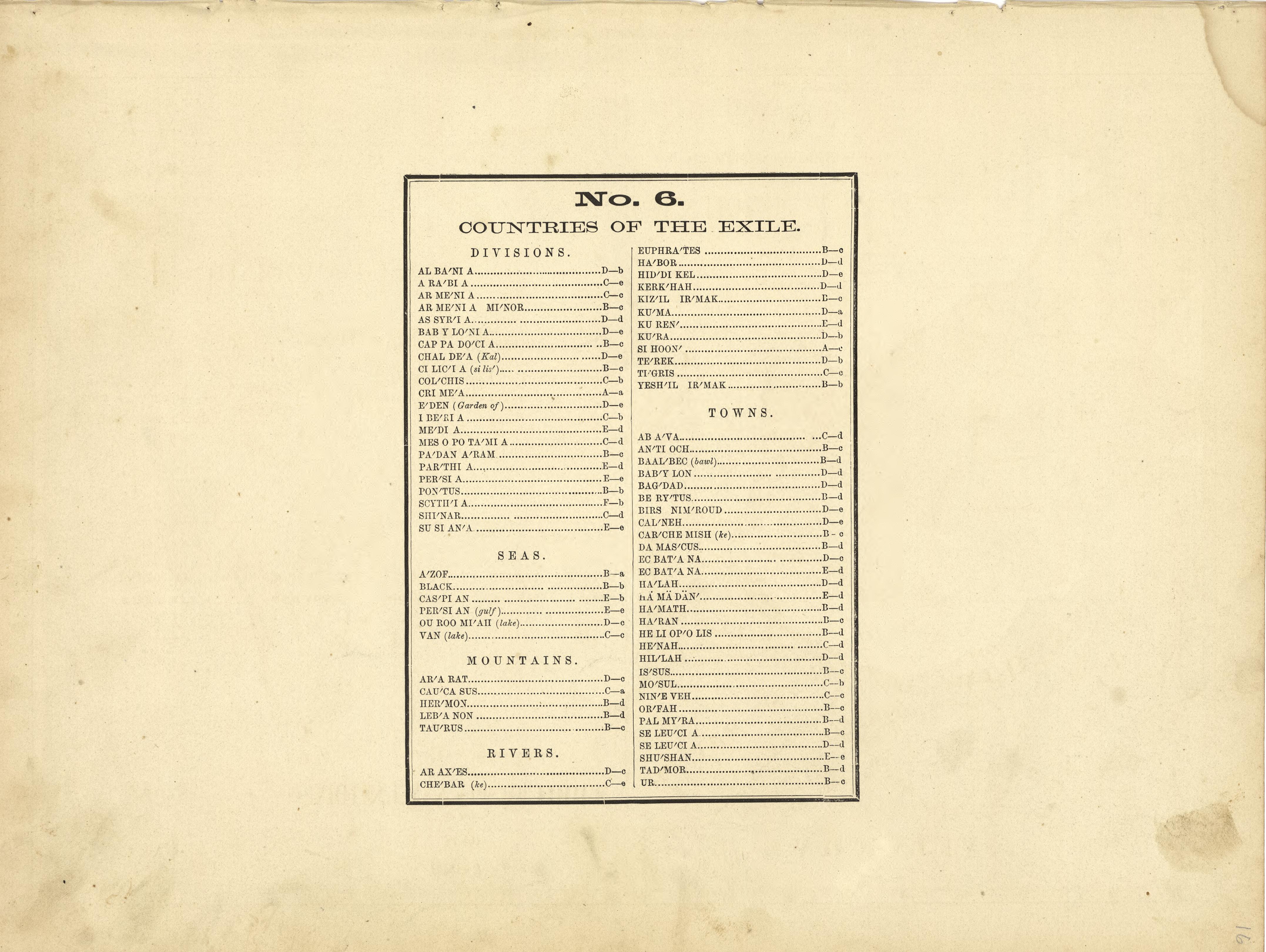 Old Map of Wells County, Indiana, [1881] No. 6 Countries of the Exile ...