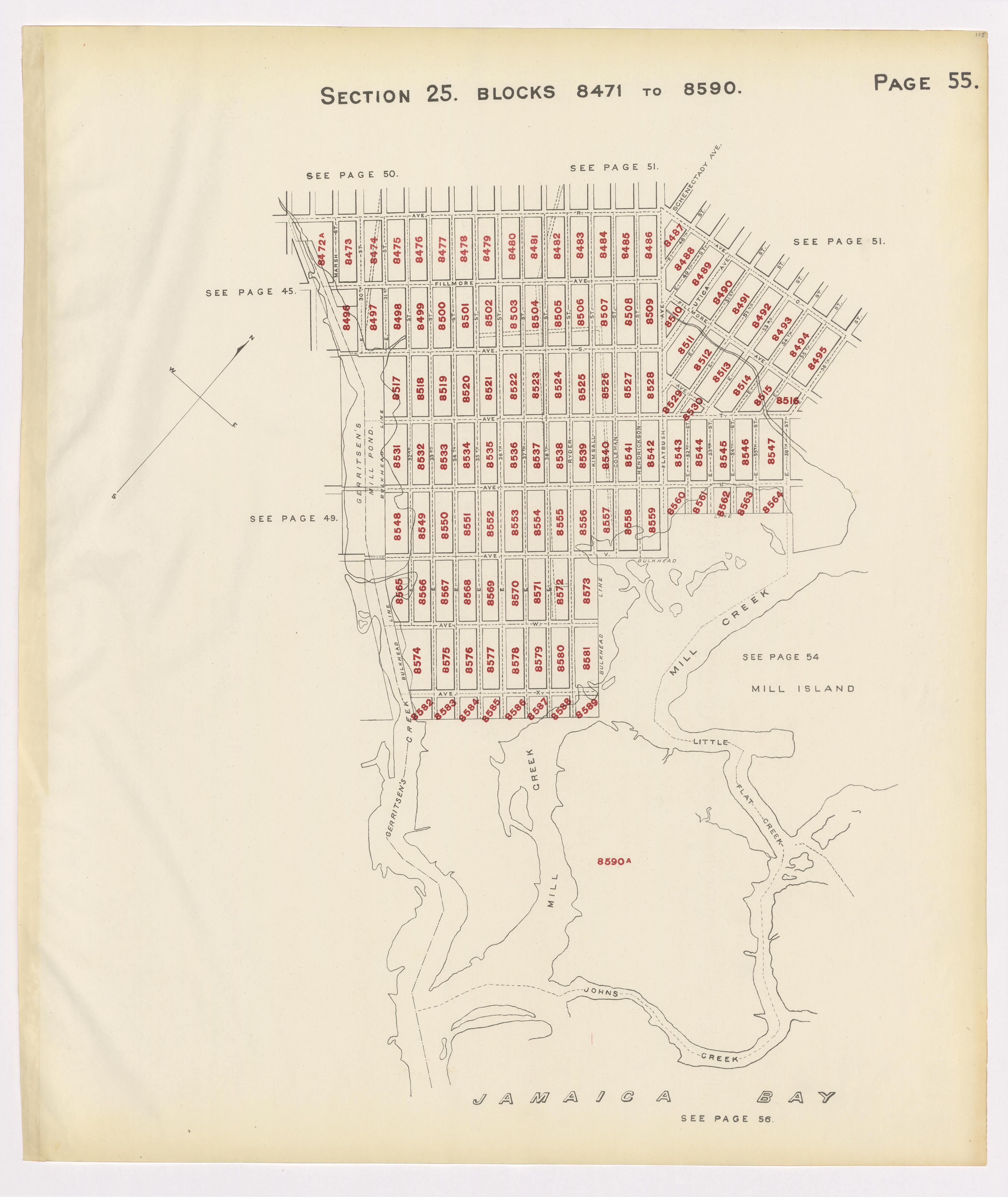 Old Map of Kings County, New York, [1910] Image 59 of the Land Map of ...