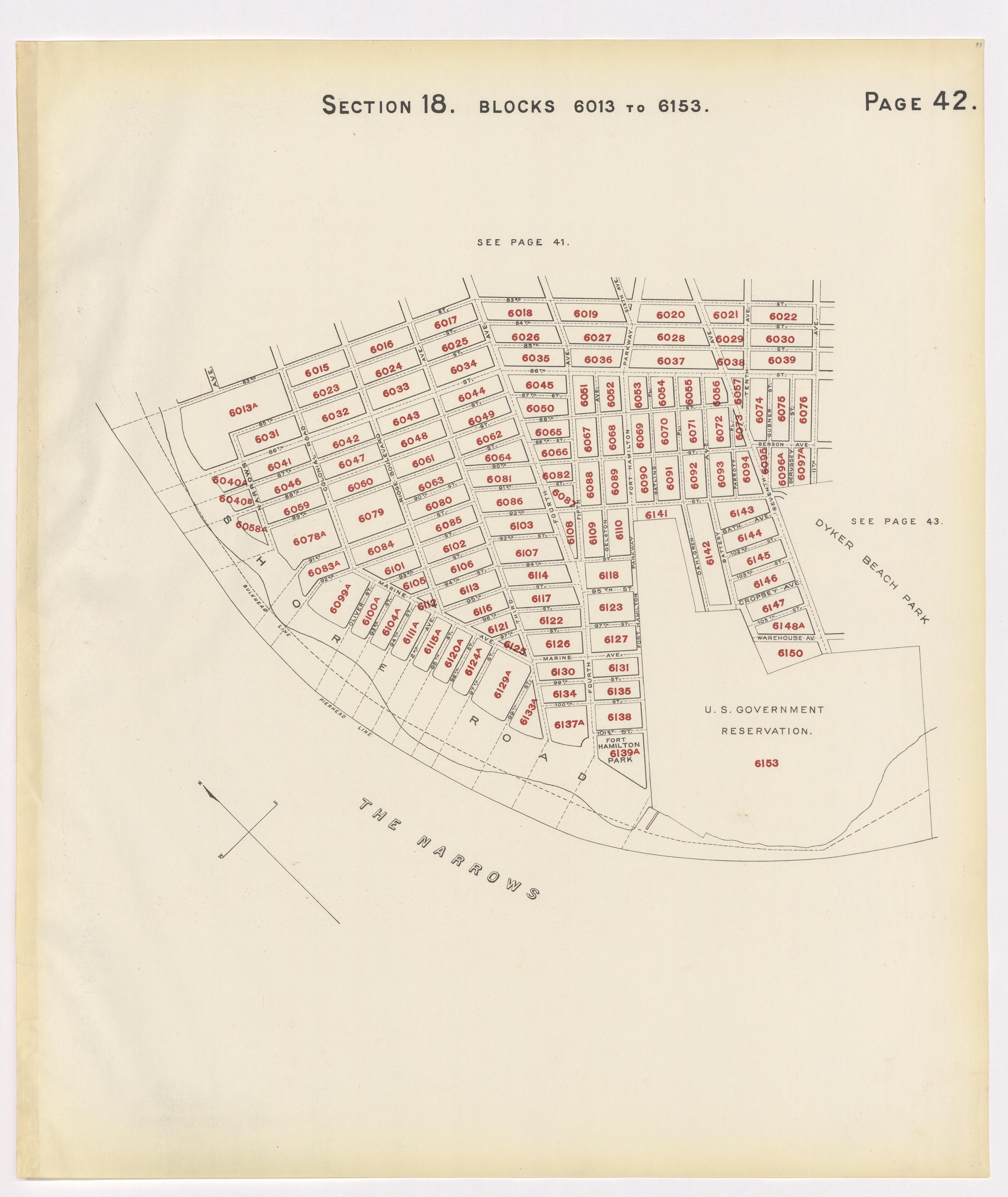 Old Map of Kings County, New York, [1910] Image 46 of the Land Map of ...