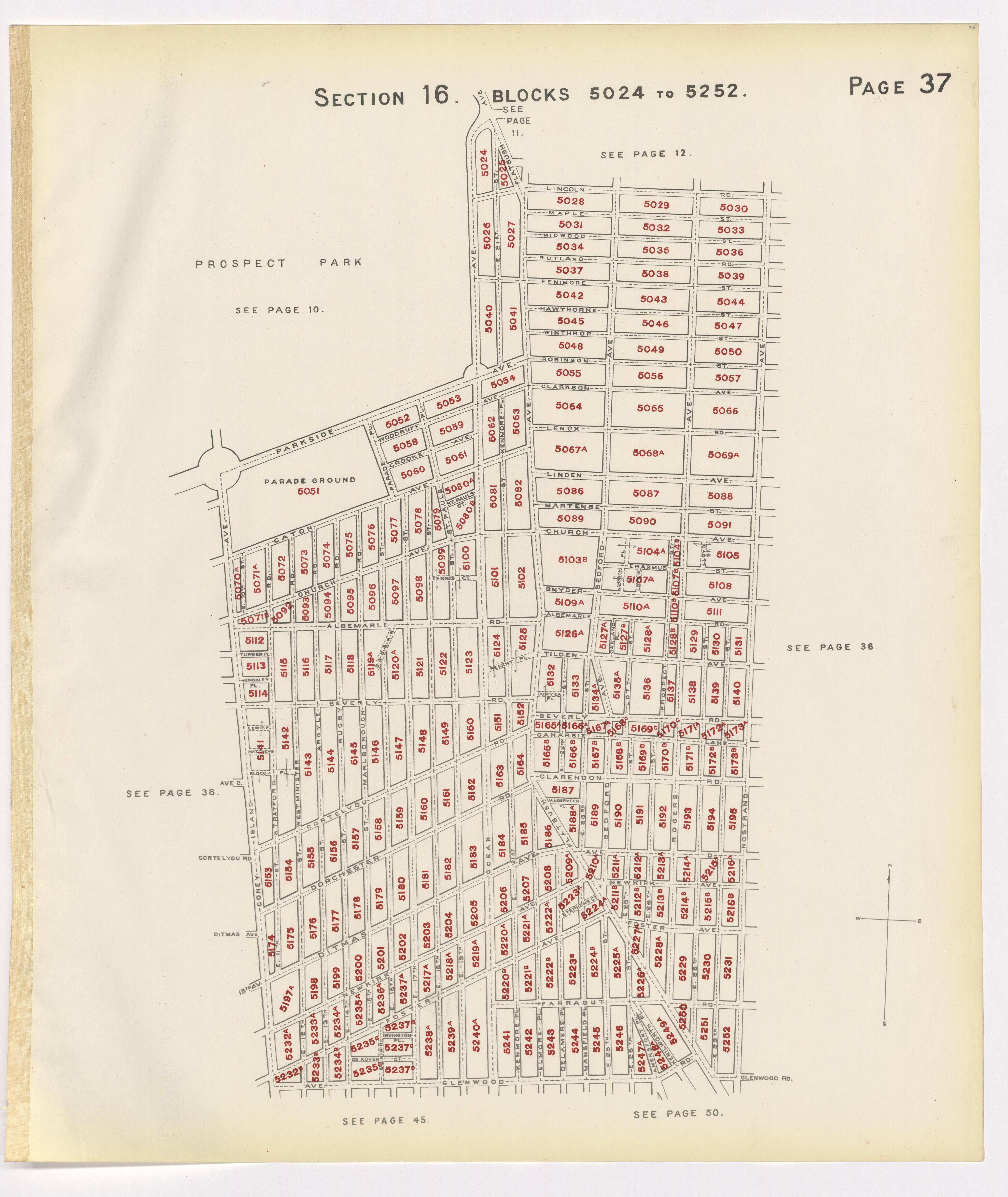 Old Map of Kings County, New York, [1910] Image 41 of the Land Map of ...