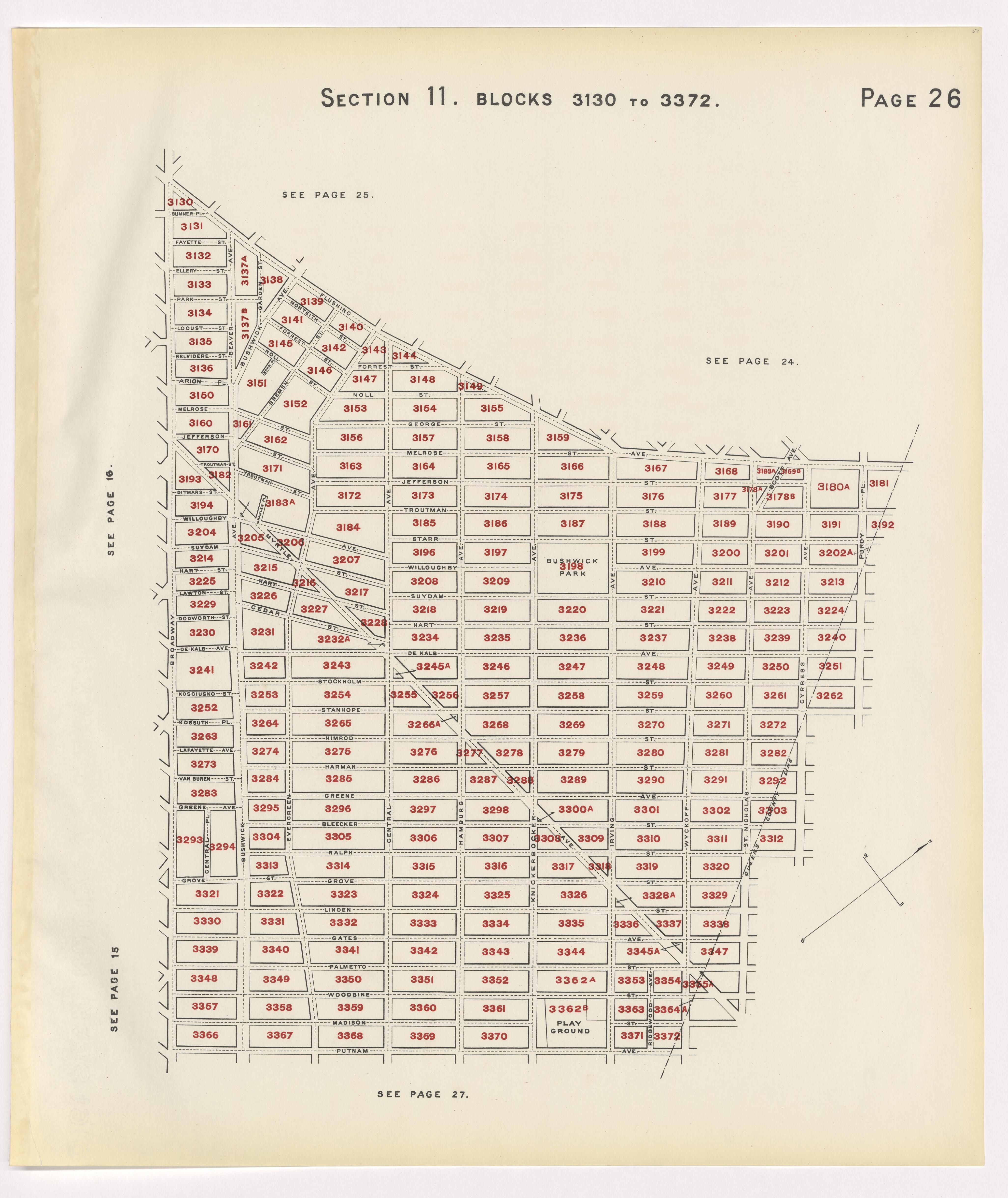 Old Map of Kings County, New York, [1910] Image 30 of the Land Map of ...