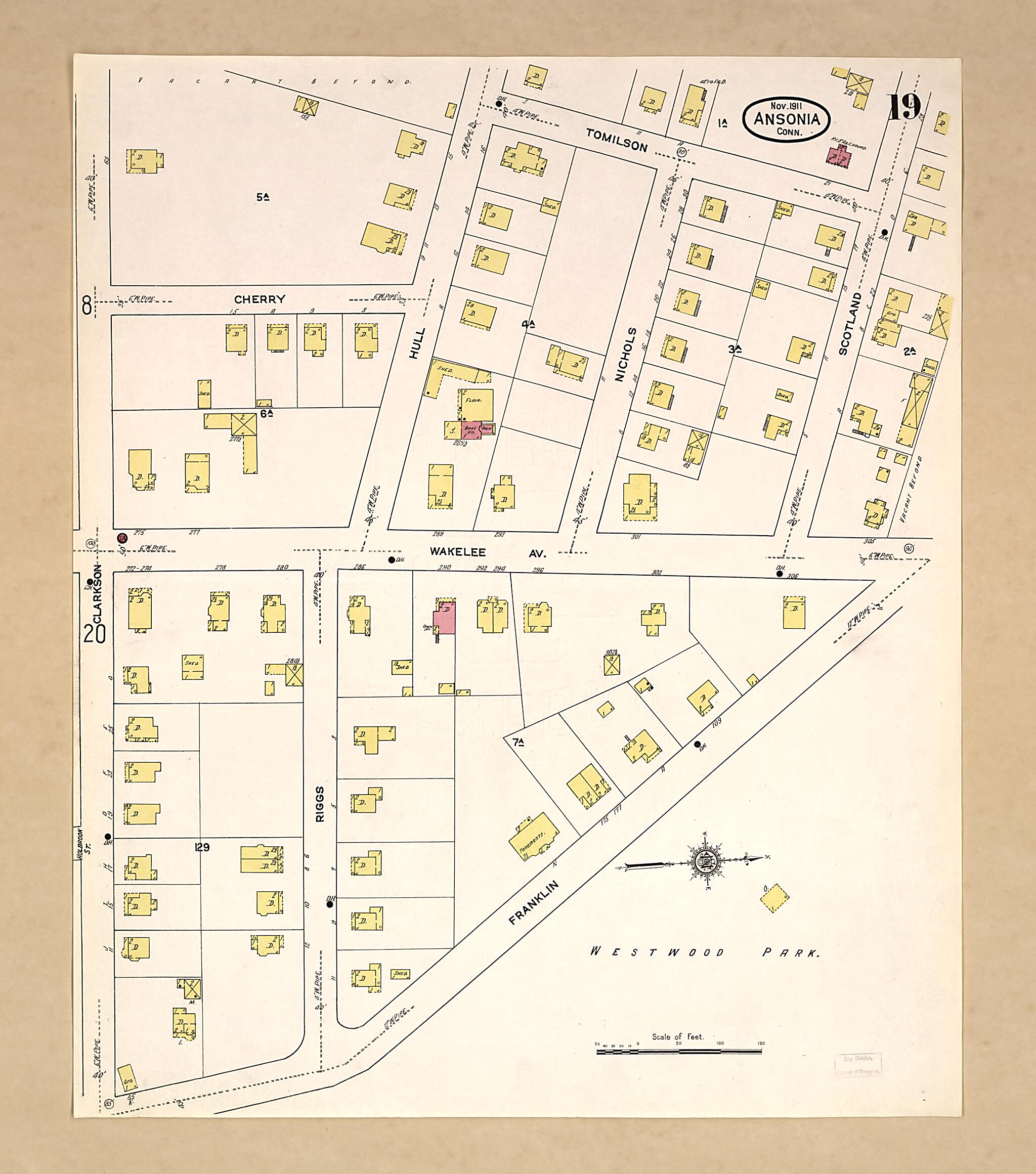 Old Map of Ansonia, New Haven County, Connecticut [1911] Ansonia, New ...
