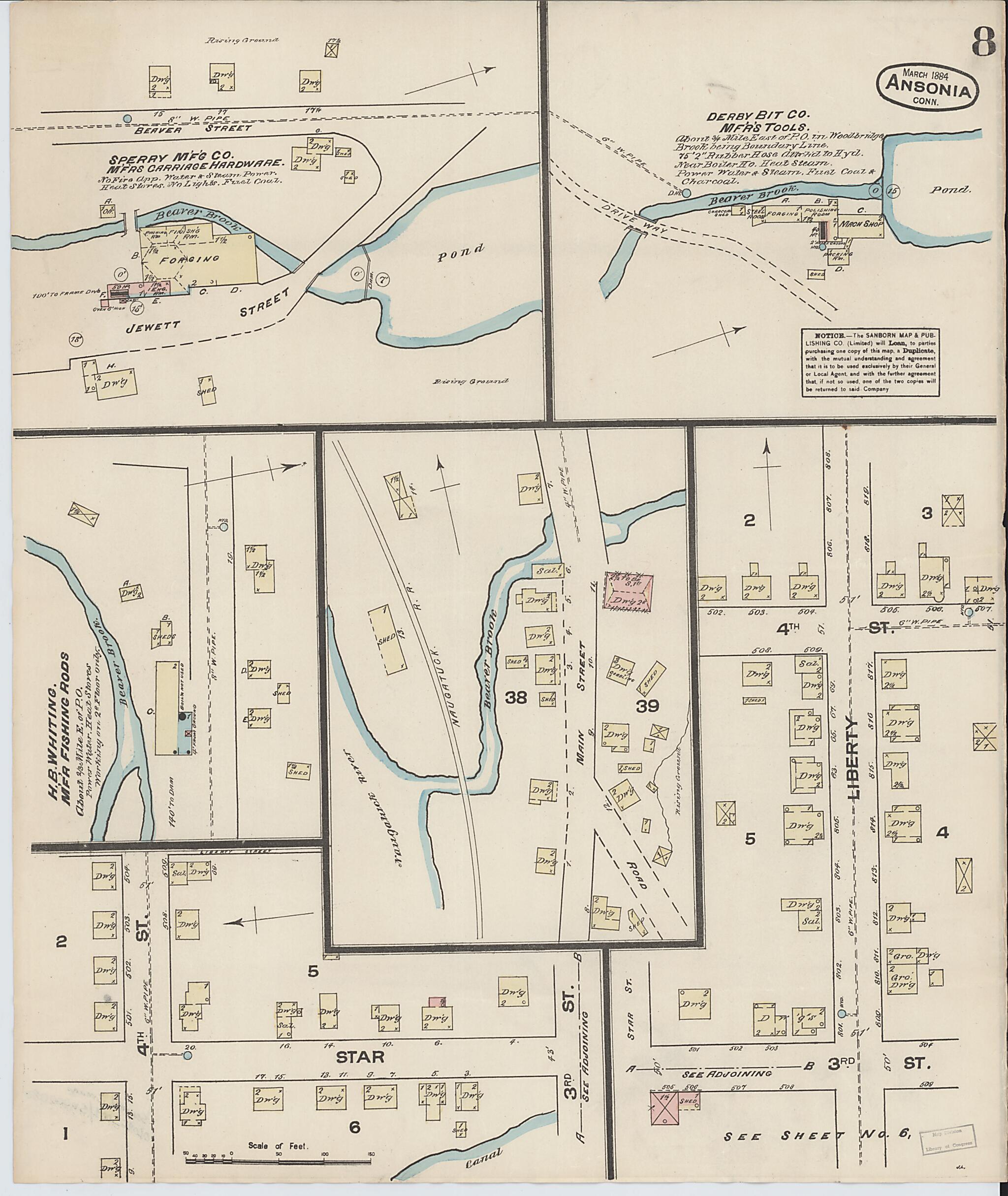 Old Map of Ansonia, New Haven County, Connecticut [1884] Ansonia, New ...