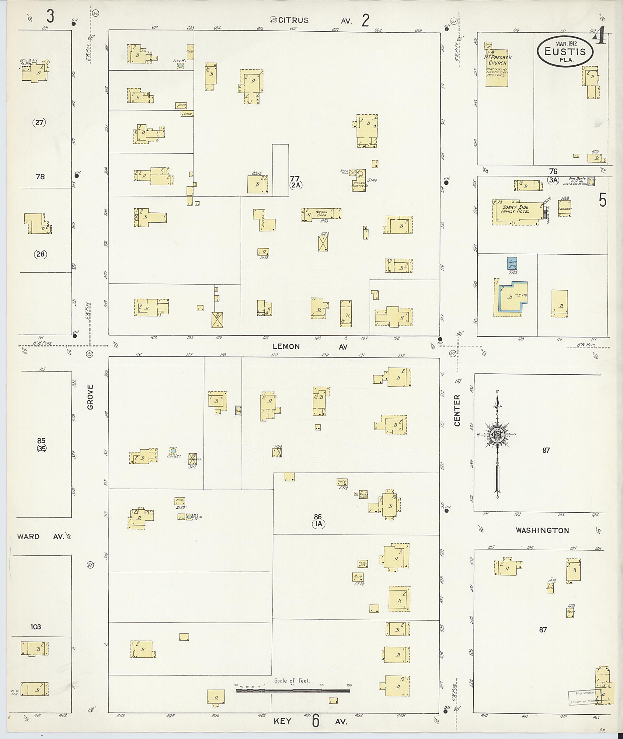 Old Map of Eustis, Lake County, Florida [1912] Eustis, Lake County ...