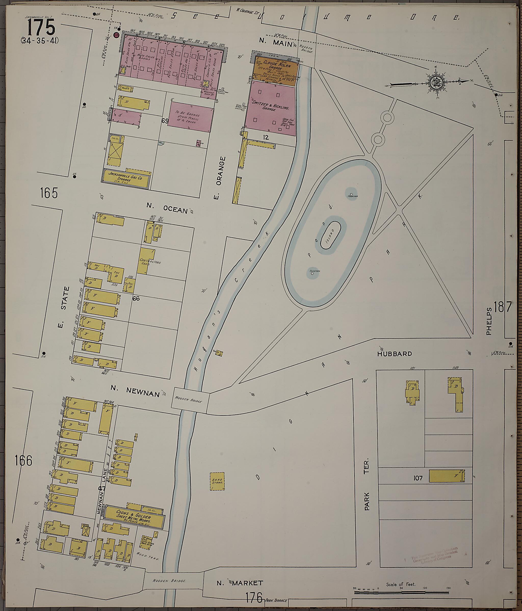 Old Map of Jacksonville, Duval County, Florida [1913] Jacksonville ...