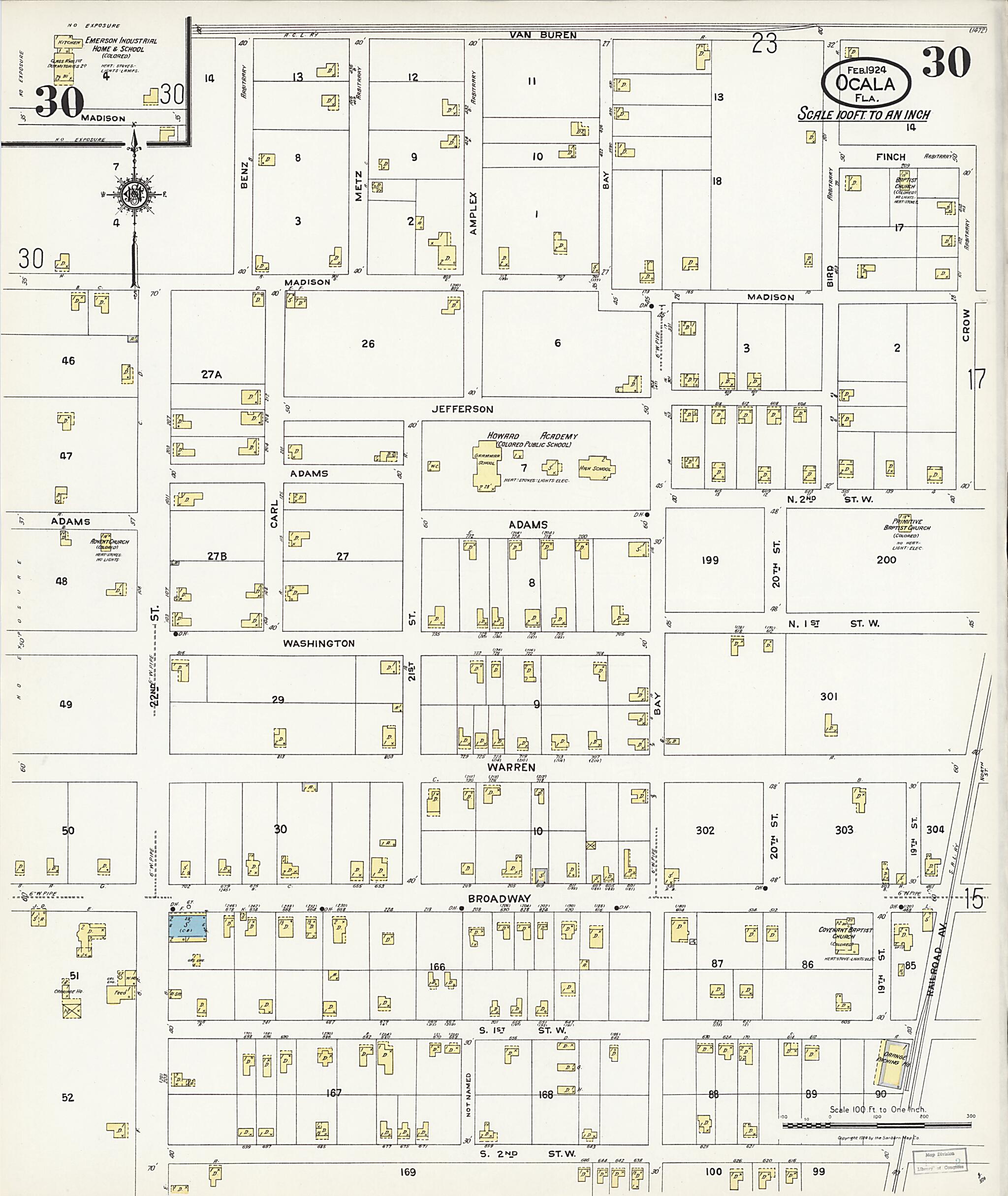 Old Map of Zuber, Marion County, Florida [1924] Ocala, Marion County ...