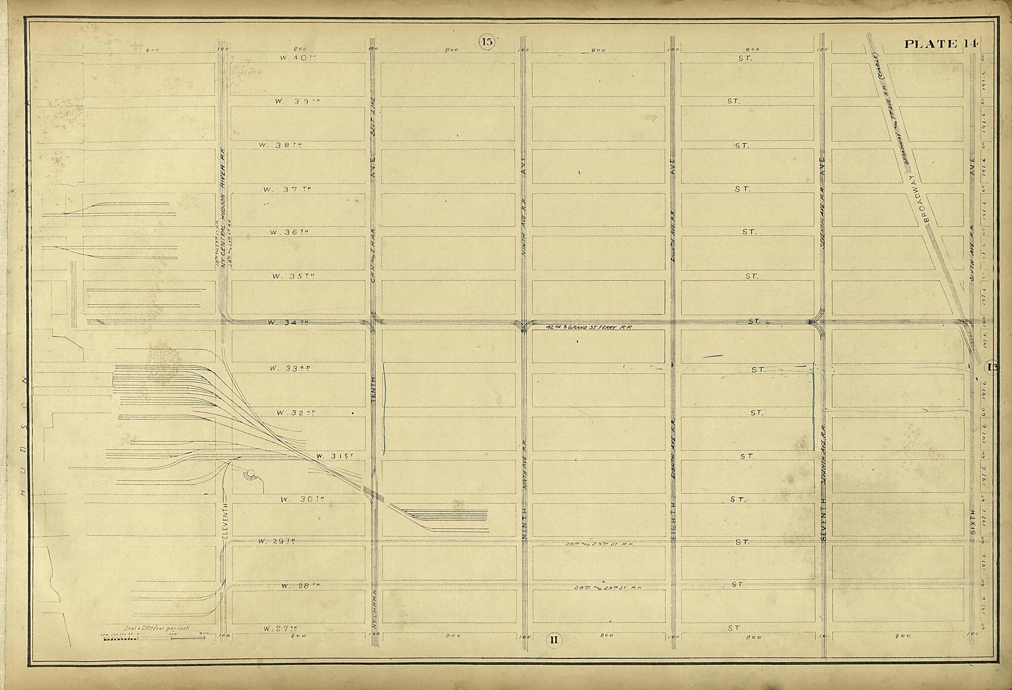 Old Map [1896] Plate 14 – Relic Map Co.