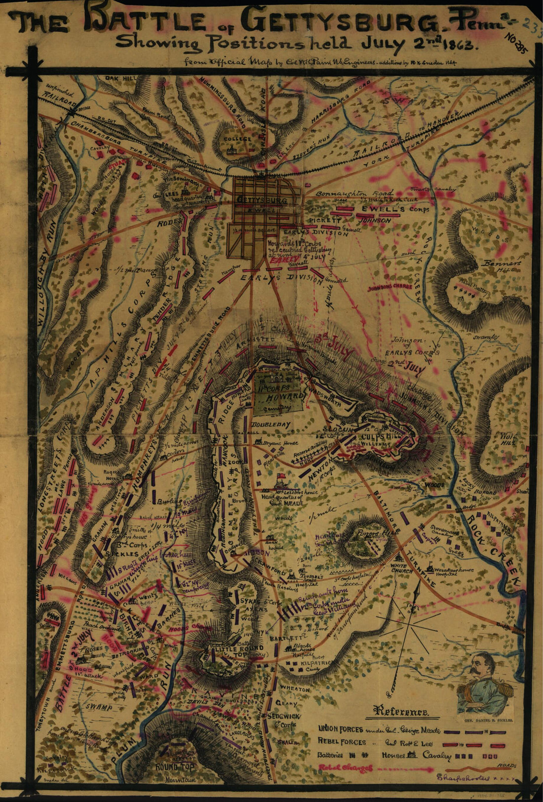 Maps of Gettysburg – Relic Map Co.