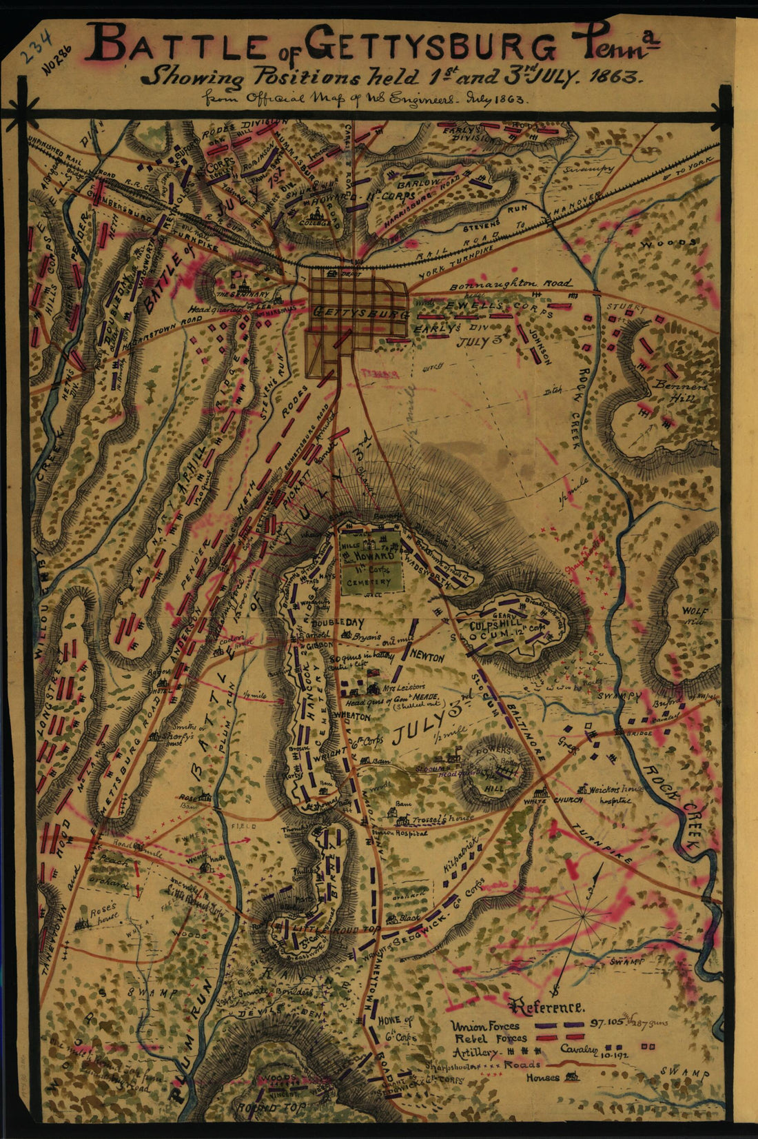 Maps of Gettysburg – Relic Map Co.
